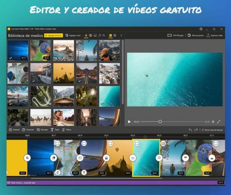 Icecream Video Editor: editor y creador de vídeos gratuito para Windows