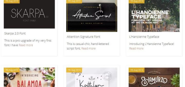 Fonts 500: 500 fuentes de texto gratuitas para descargar