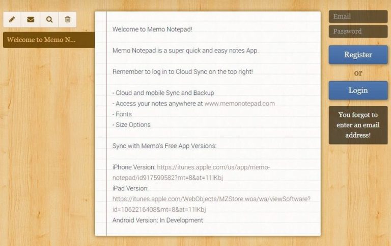 Memo Notepad: un práctico bloc de notas online y gratuito