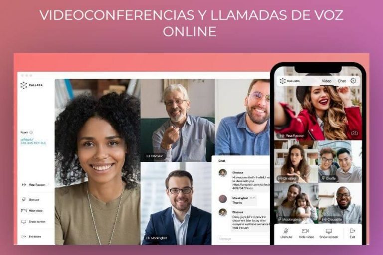 Videoconferencias y llamadas de voz online y gratis con Callaba