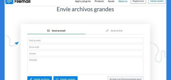 Terashare: enviar archivos de cualquier tamaño gratis