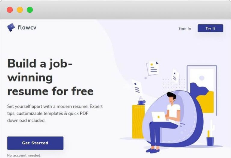 FlowCV: crea gratis un curriculum vitae impresionante