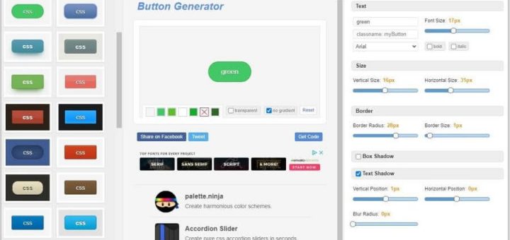 Buttons, una librería CSS para crear todo tipo de botones