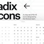 Radix Icons: colección de iconos gratuitos para todo tipo de usos