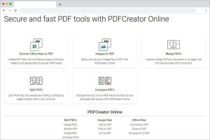 PDFCreator de pdfforge: editar y convertir documentos PDF online y gratis