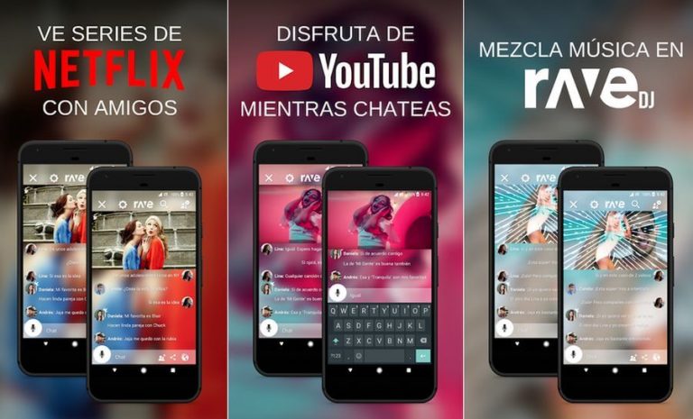 Rave: la app para ver vídeos y escuchar música con tus amigos