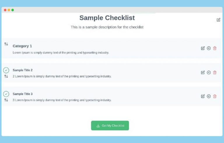 Checklist Generator: práctico generador gratuito de listas de verificación