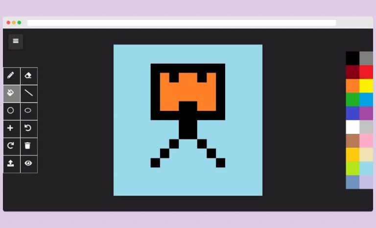 PixelCraft: crea iconos y pixel art fácilmente con este editor web gratuito
