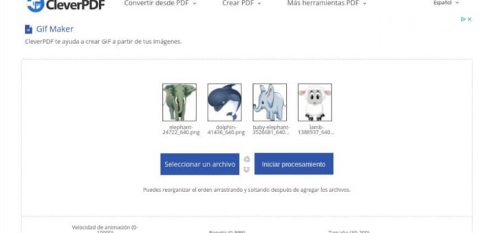 SSuite Gif Animator: software gratuito para crear GIFs animados