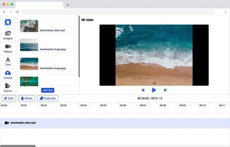 Mastershot: crear y editar vídeos en línea completamente gratis