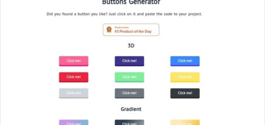 Buttons, una librería CSS para crear todo tipo de botones