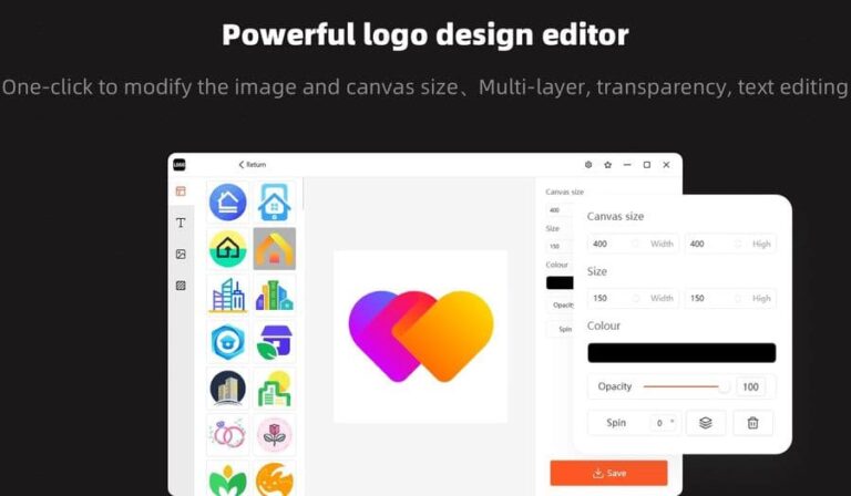 Crear logos gratis en Windows con un programa fácil de usar