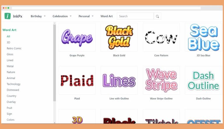 Generador de textos artísticos gratis para usar de cabecera o logo