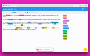 Duplicate Word Finder: busca palabras duplicadas en tus textos