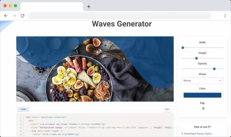 Waves Generator: generar patrones con forma de onda para tus diseños