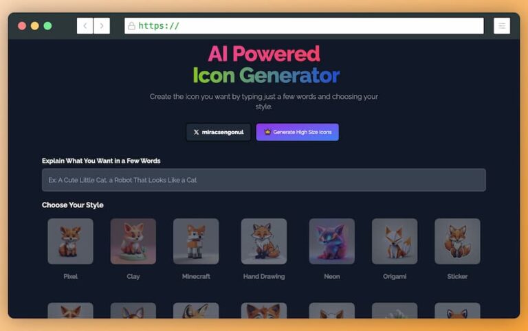 AI Icon Generator: genera gratis iconos para tus apps con IA