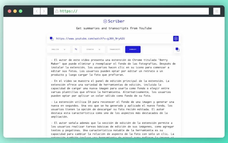 Transcribir vídeo de YouTube a texto con IA y gratis