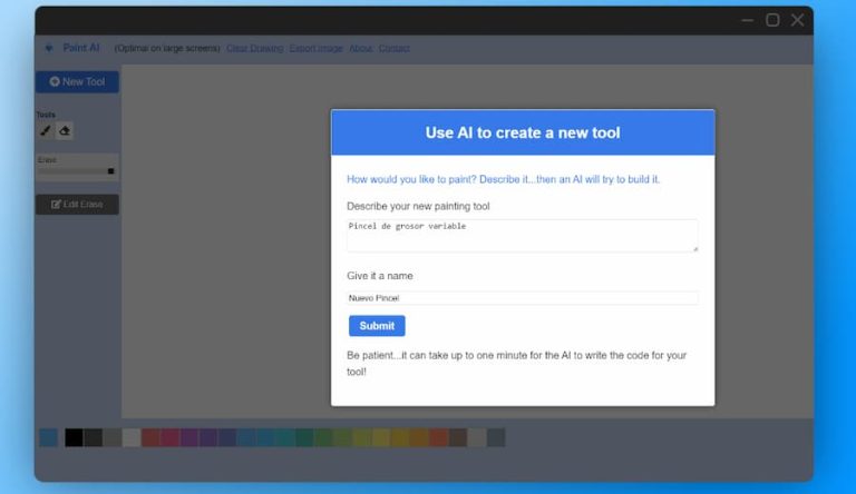 Paint AI: un Paint en línea potenciado con Inteligencia Artificial