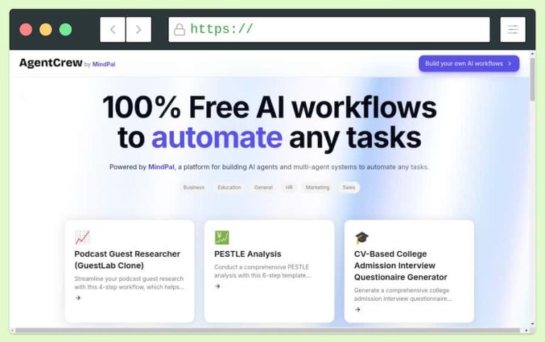 AgentCrew: herramientas IA gratuitas para automatizar tareas