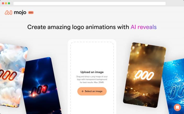 Mojo AI Reveal: convierte tu logo en una animación impresionante