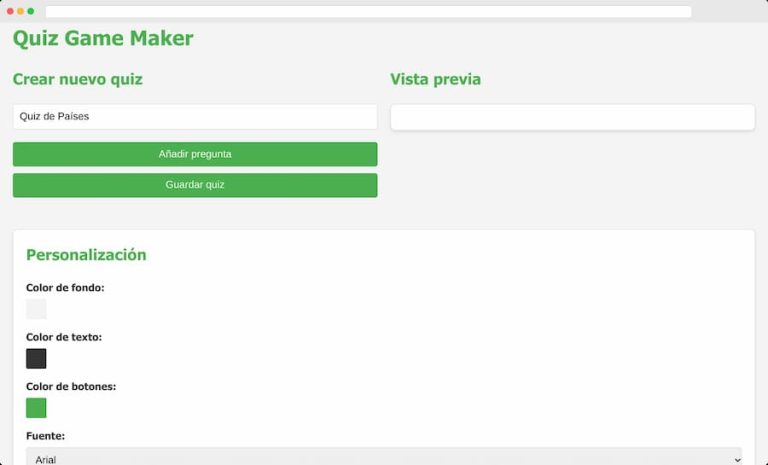 Quiz Game Maker: crea sencillos juegos de Quiz online y gratis