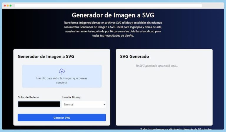 Generador de imagen a SVG: convierte imágenes en gráficos SVG