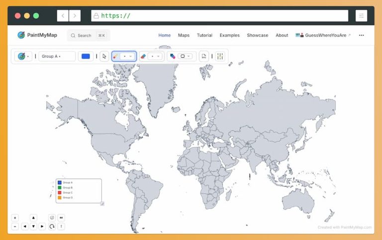 Crea mapas personalizados gratis con PaintMyMap